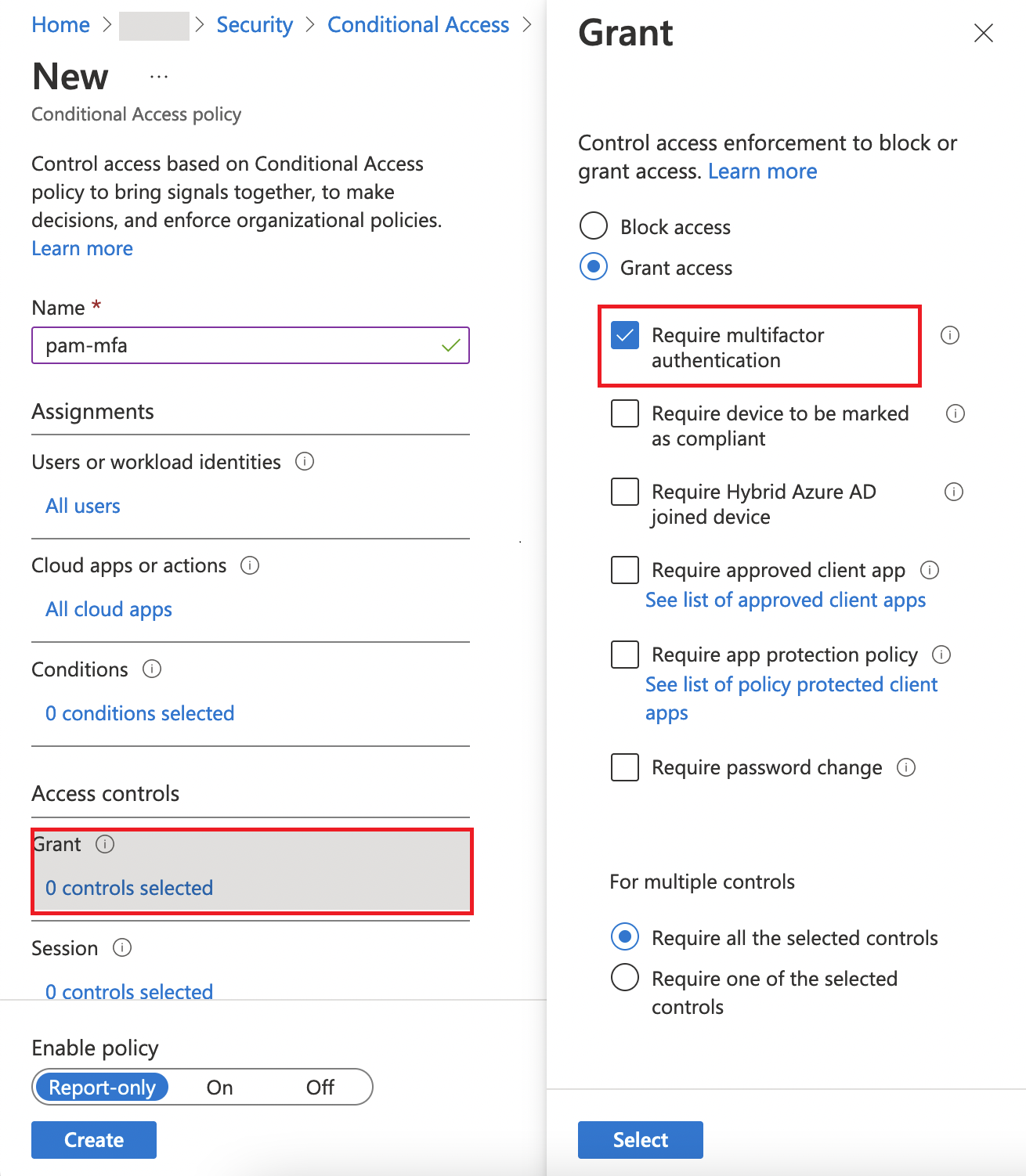 Microsoft Azure AD Authenticator Push and OTP