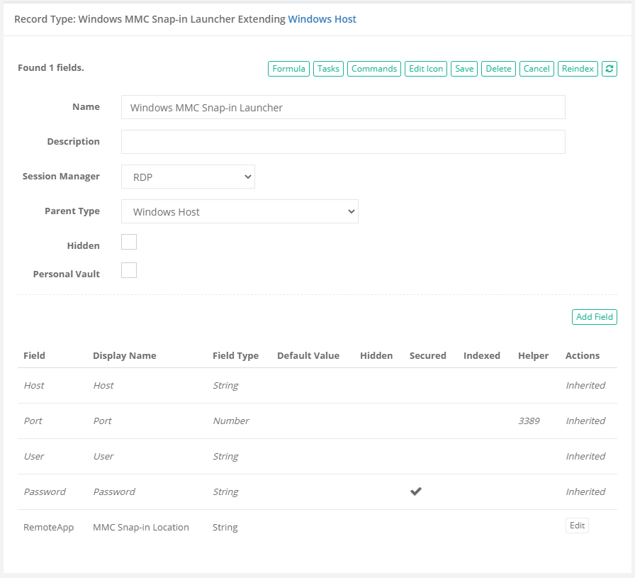 Windows RDS MMC Launcher
